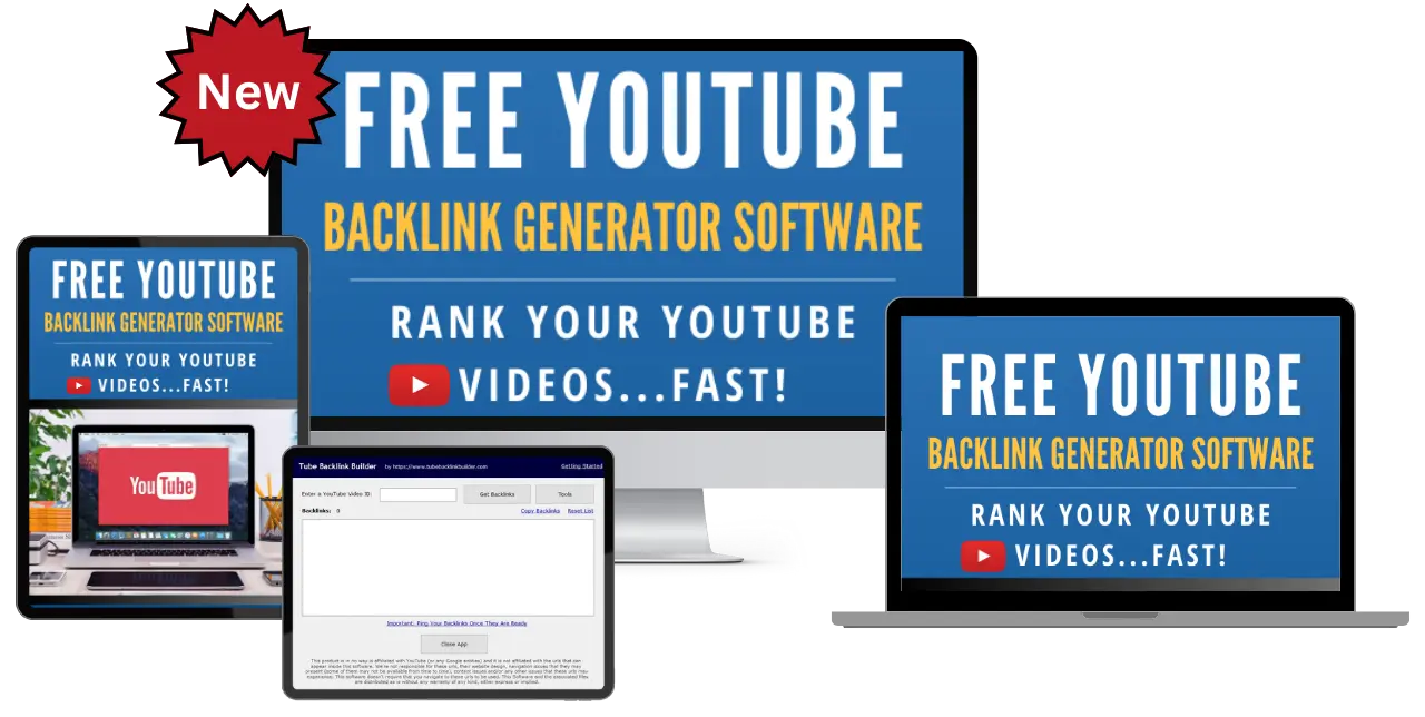 YouTube Backlink Generator Software For Free